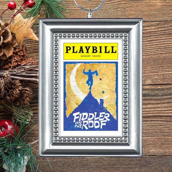 Holiday | Fiddler On The Roof Broadway Musical Playbill Christmas Tree ...